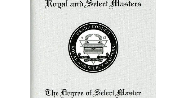 RSM Select Master Ritual | The Masonic Collection
