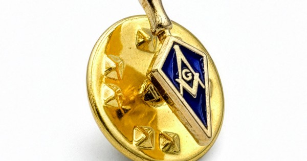 Discreet Masonic Trowel Lapel Pin