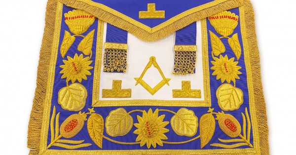 Craft Grand Officer Full Dress Apron for the Assistant Grand Master