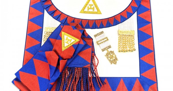 Spanish Royal Arch Companions Apron & Sash with Jewel
