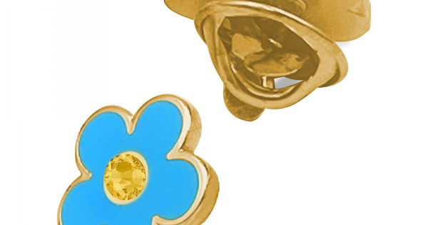 Masonic Forget me Not Badge